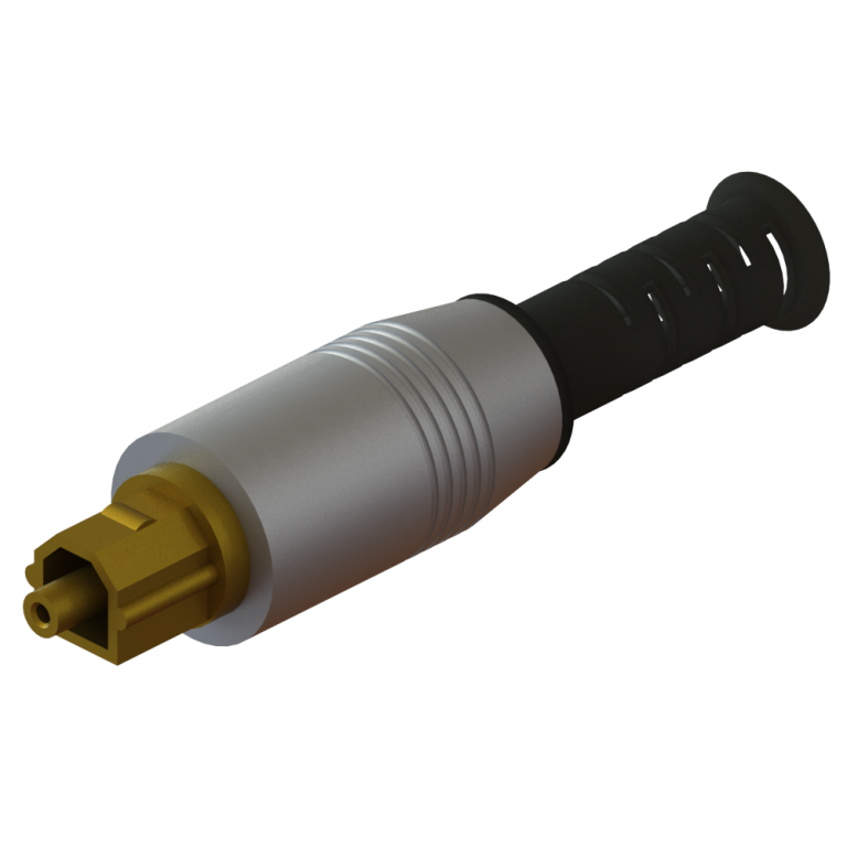 Connector, TOSLink, F05, Simplex, 1.0 x 5.0mm | FiberFin