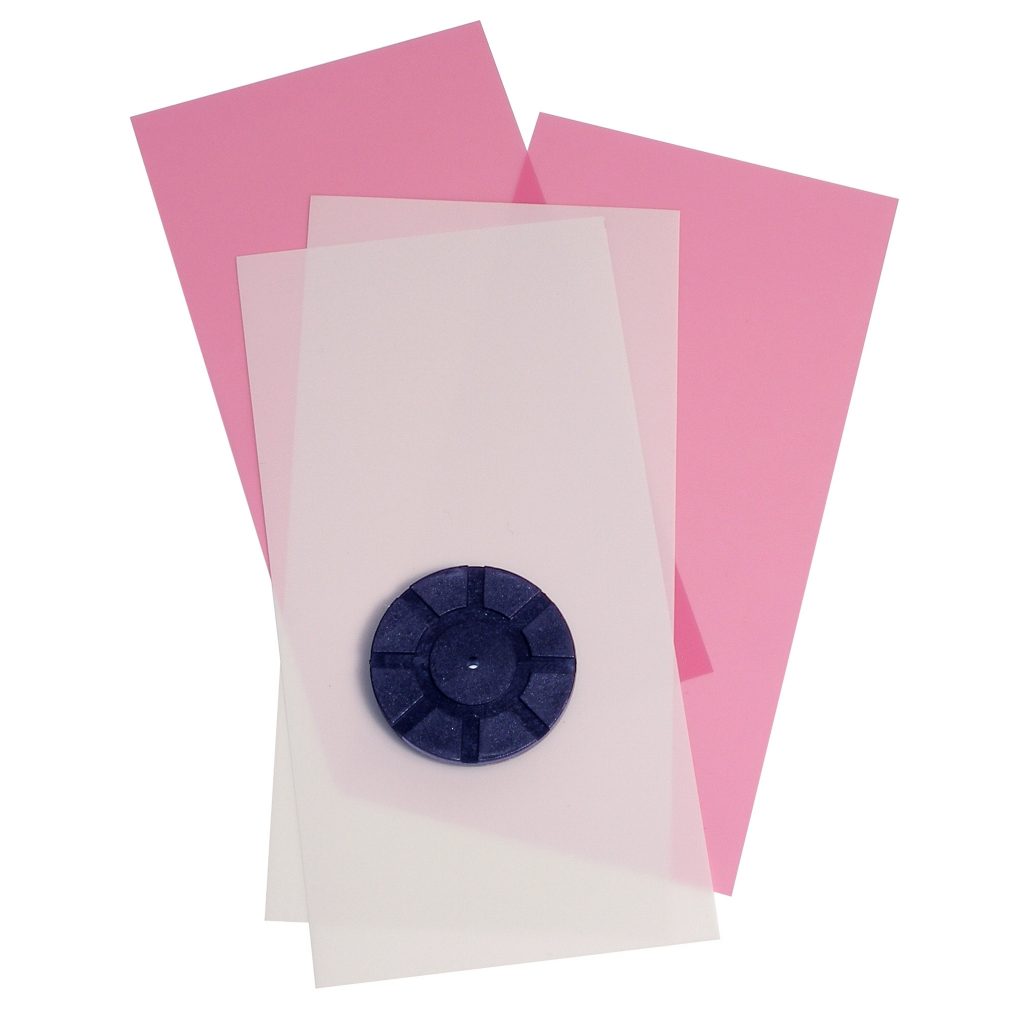 Polishing Kit, Puck, ST Connector, 3um & 1000um Paper | FiberFin