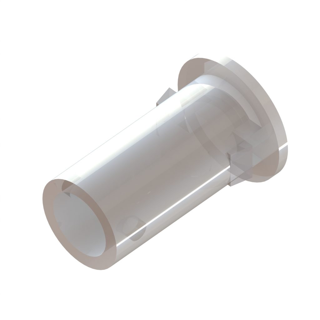 Lens Cap, Light Pipe, Clear Plastic, 2.2mm Jacketed Fiber | FiberFin