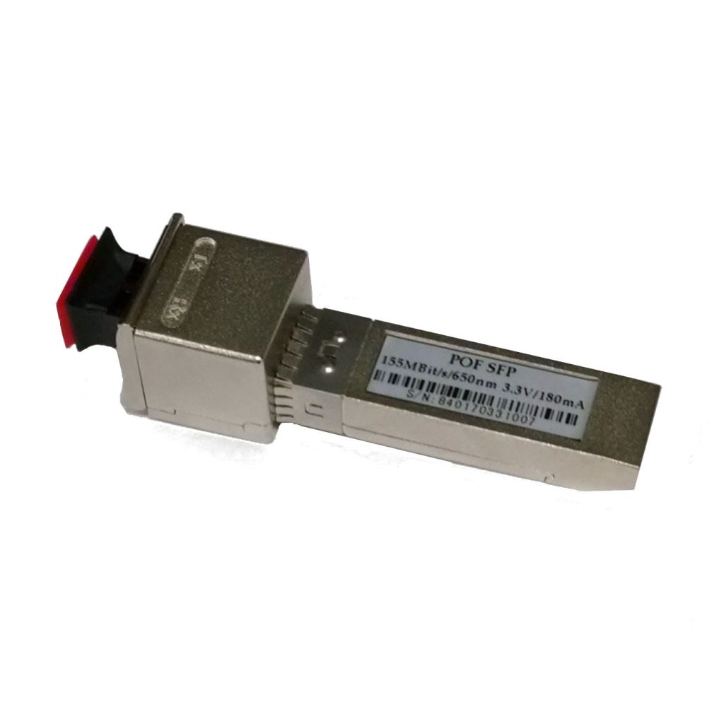 SFP Ethernet Switch Module, OptoLock® Connector, 650 nm | FiberFin