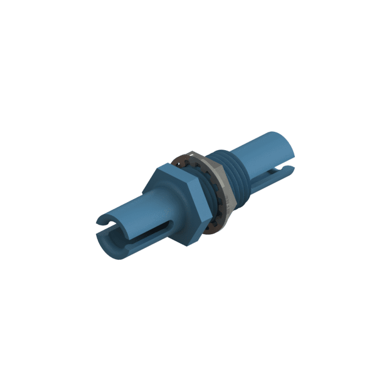 Simplex Bulkhead Coupler, Broadcom/Avago/Red-Link Friction Style ...