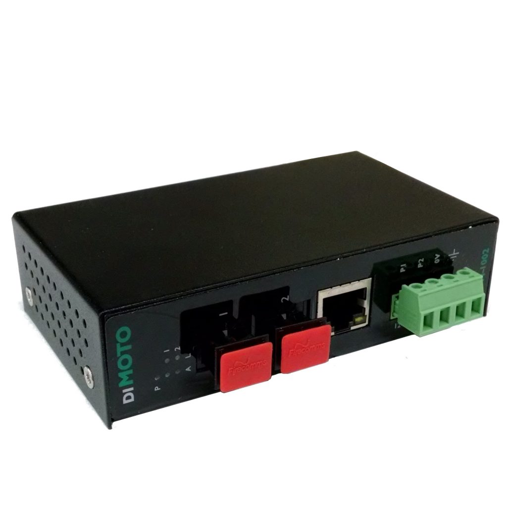 Ethernet Media Converter, 2 Port, Industrial-Grade, Copper to POF ...
