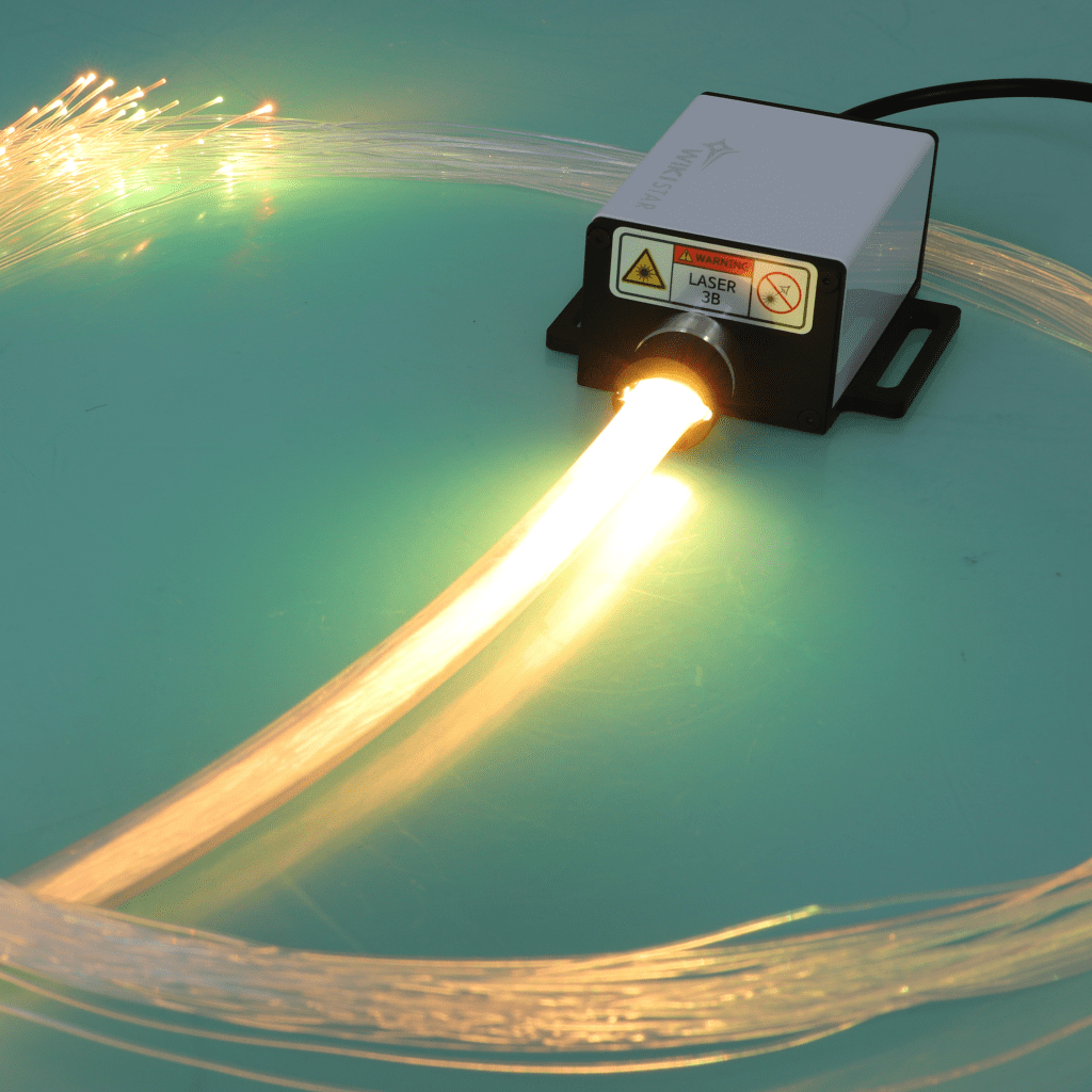 Mercury Series Laser Light Source, 10mm Bundle, RGB | FiberFin